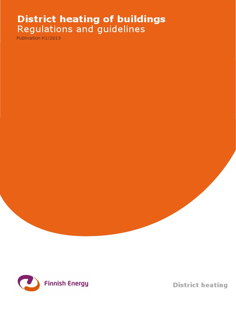 Regulations and Guidelines: District Heating of Buildings | PDF | Water ...