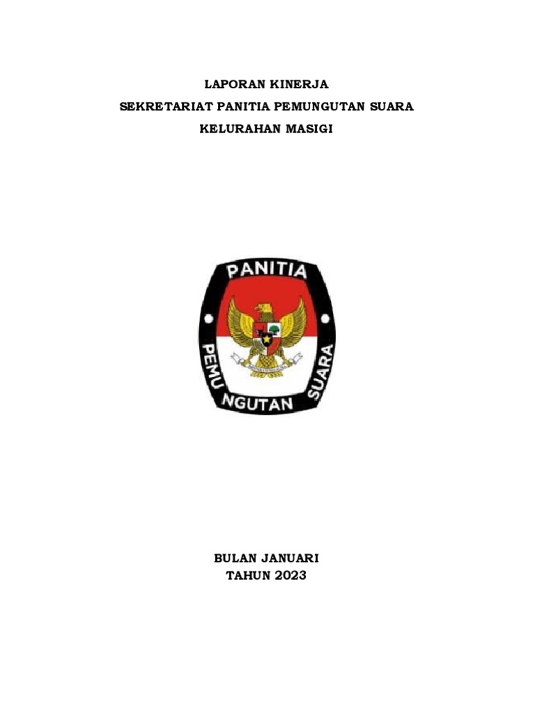 Laporan Kinerja Sekretariat Pps | PDF