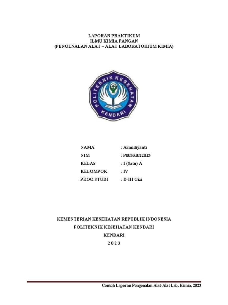 Format Laporan Pengenalan Alat | PDF