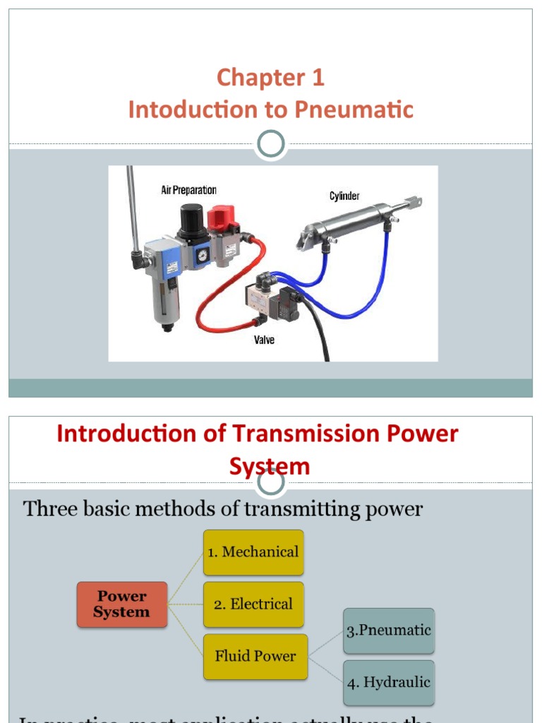 Chapter 1 Introduction To Pneumatic | PDF | Fluid Dynamics | Gases