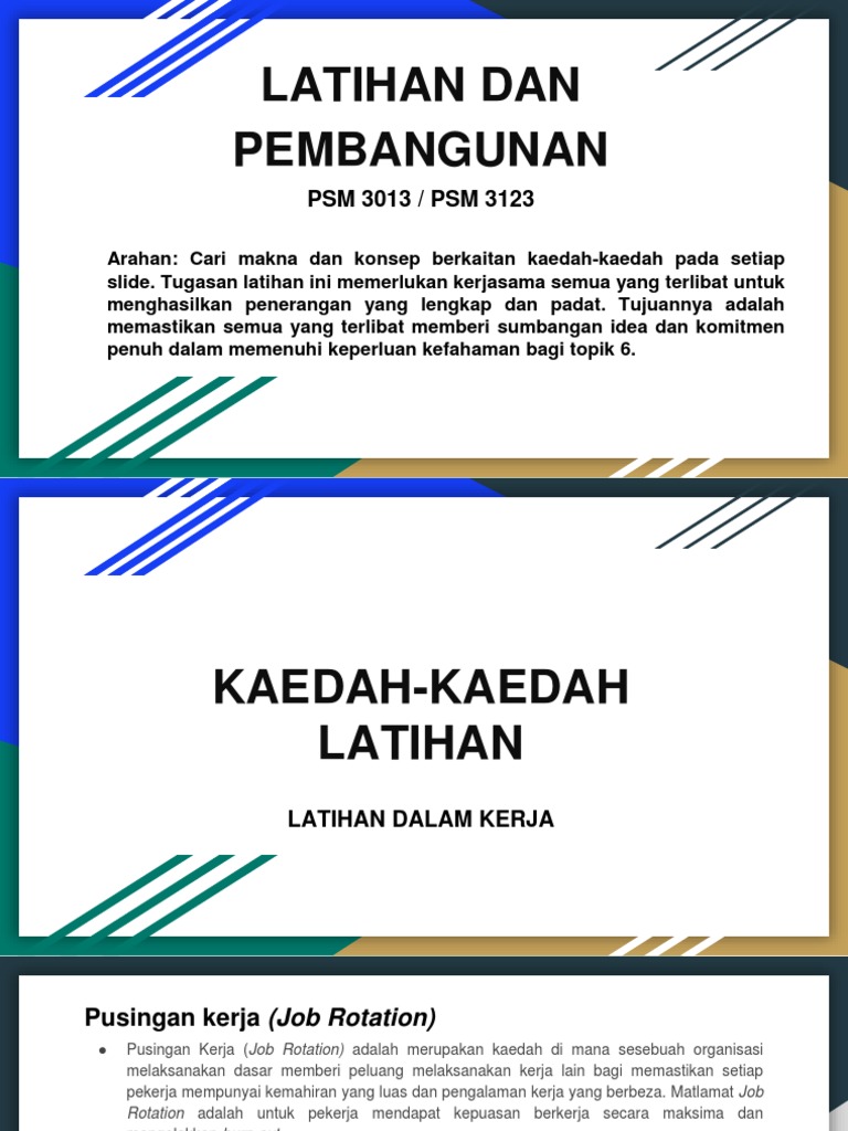 Kaedah-Kaedah Latihan | PDF