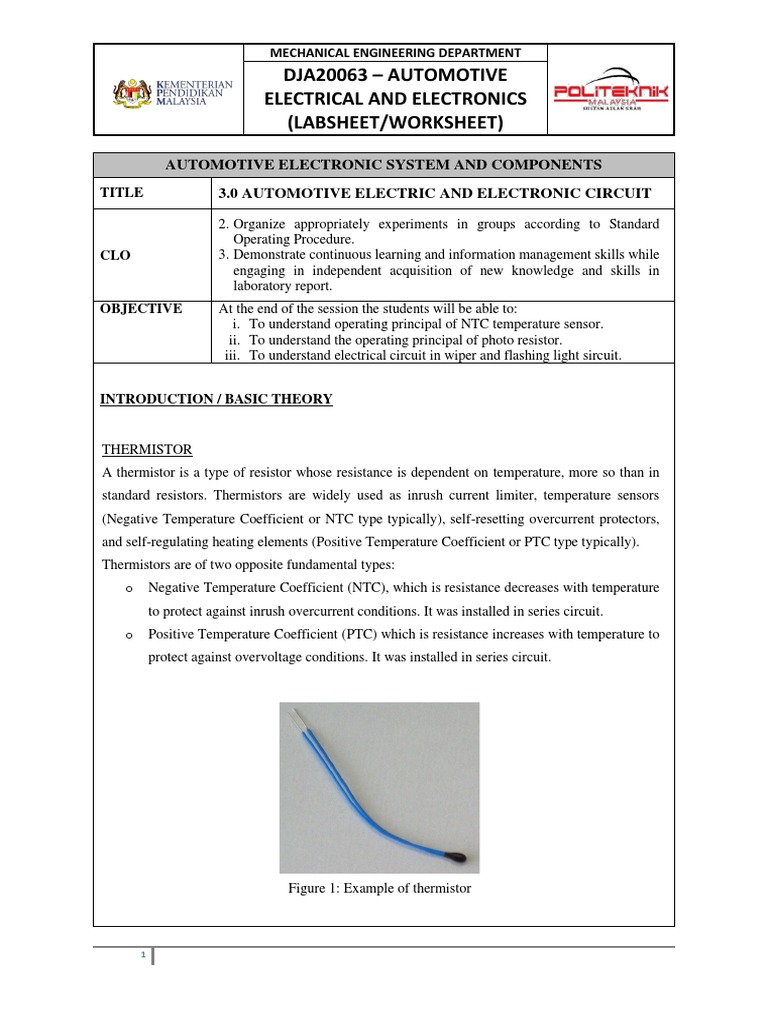 Labsheet 3 - F2F | PDF | Electrical Resistance And Conductance | Resistor