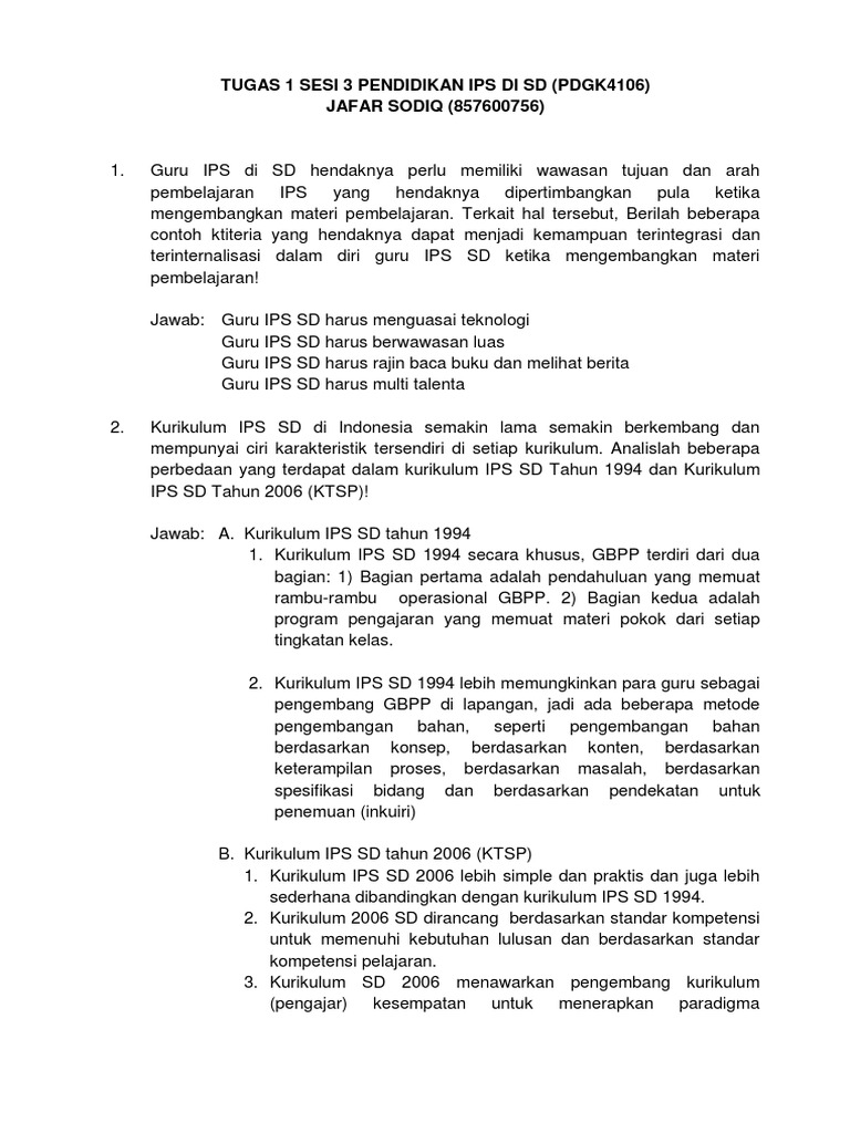 Tugas 1 Sesi 3 | PDF