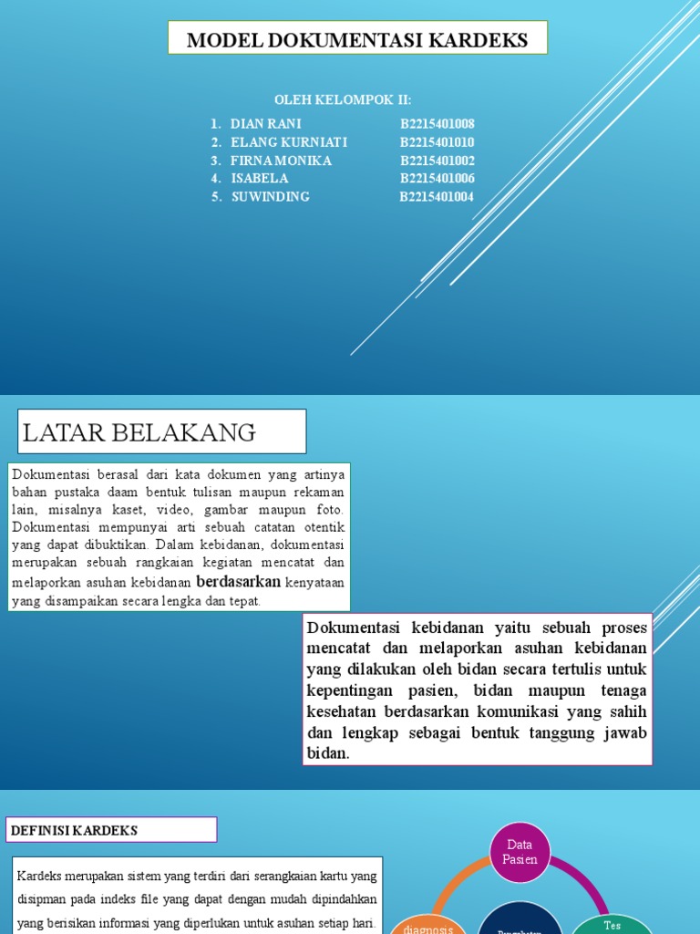Model Dokumentasi Kardeks Kebidanan | PDF