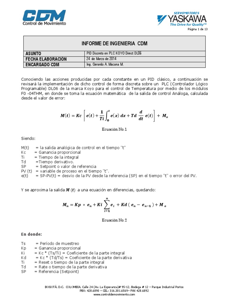 PIDControl Koyo | PDF | Puntero (Programación de computadora ...