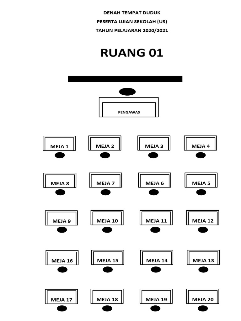 Denah Tempat Duduk | PDF
