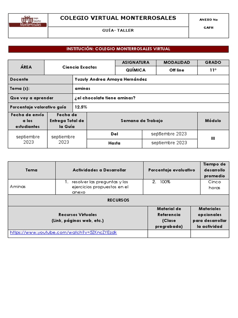 Guía sobre 1-Propanamina y Aminas | PDF | Química