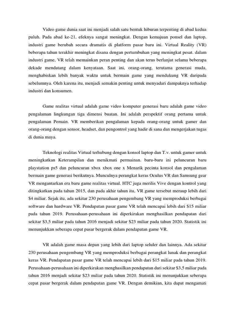 Journal VR Indonesia | PDF