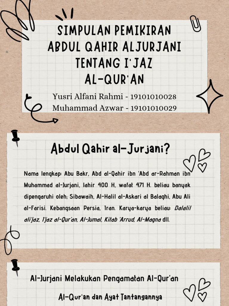 Ppti'jazu Al-Qur'an Azwar Yusri | PDF