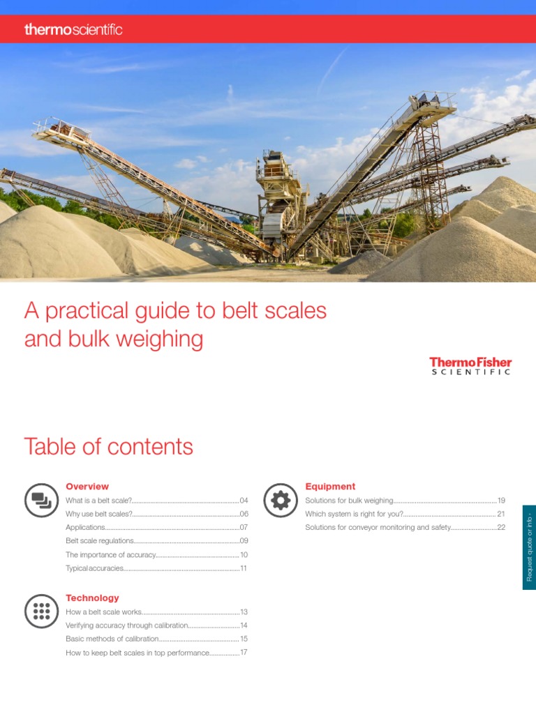 Ebook Ramsey Flex Belt Scales | PDF | Calibration | Weighing Scale
