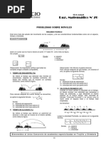 Ejercicios de MRU para 3º de ESO | PDF