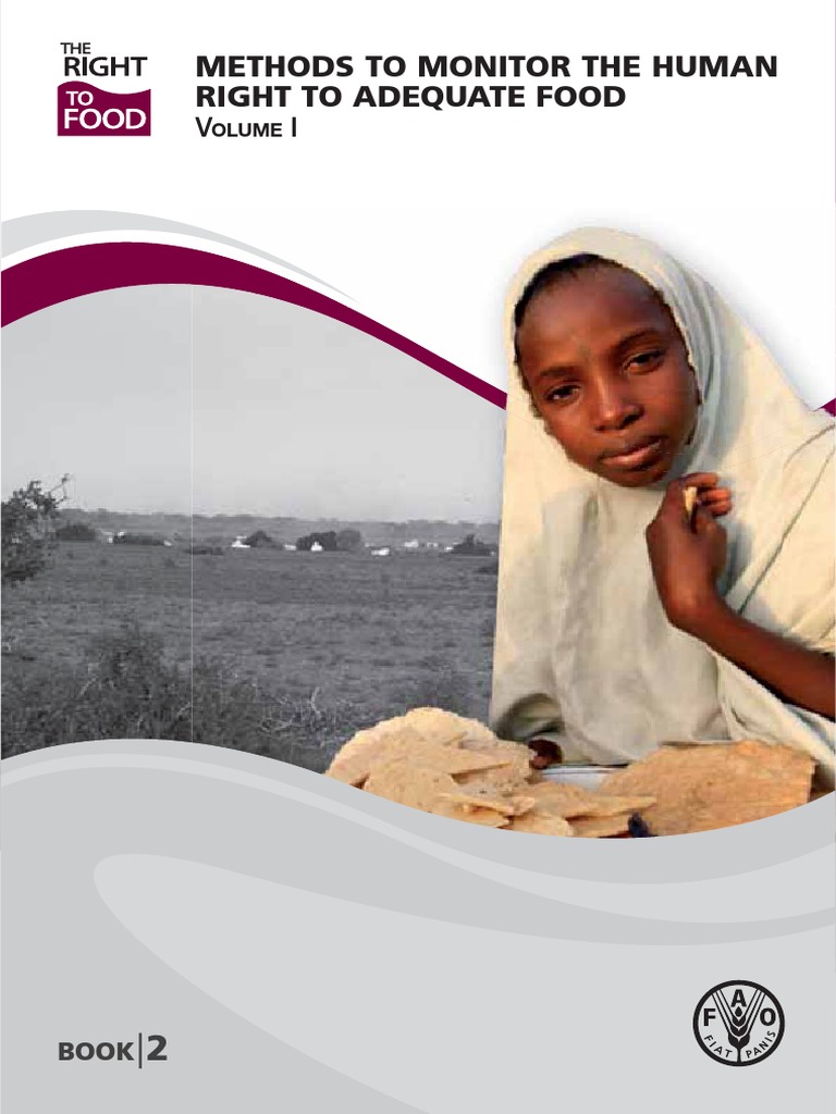 Methods To Monitor The Human Right To Adequate Food: Olume | Download ...
