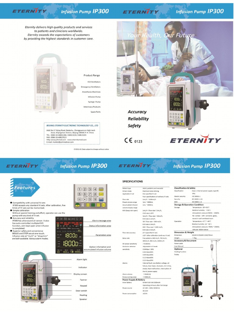 Infusion Pump IP300 | PDF