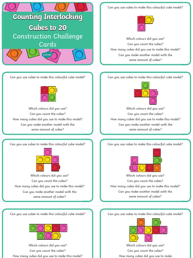 Counting and Creating with Cubes | PDF