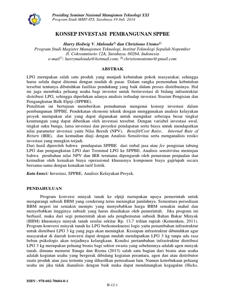 KONSEP INVESTASI PEMBANGUNAN SPPBE | PDF