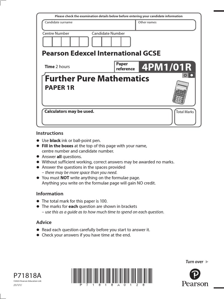 IGCSE Pastpaper 2023 Math B | PDF | Logarithm | Complex Analysis