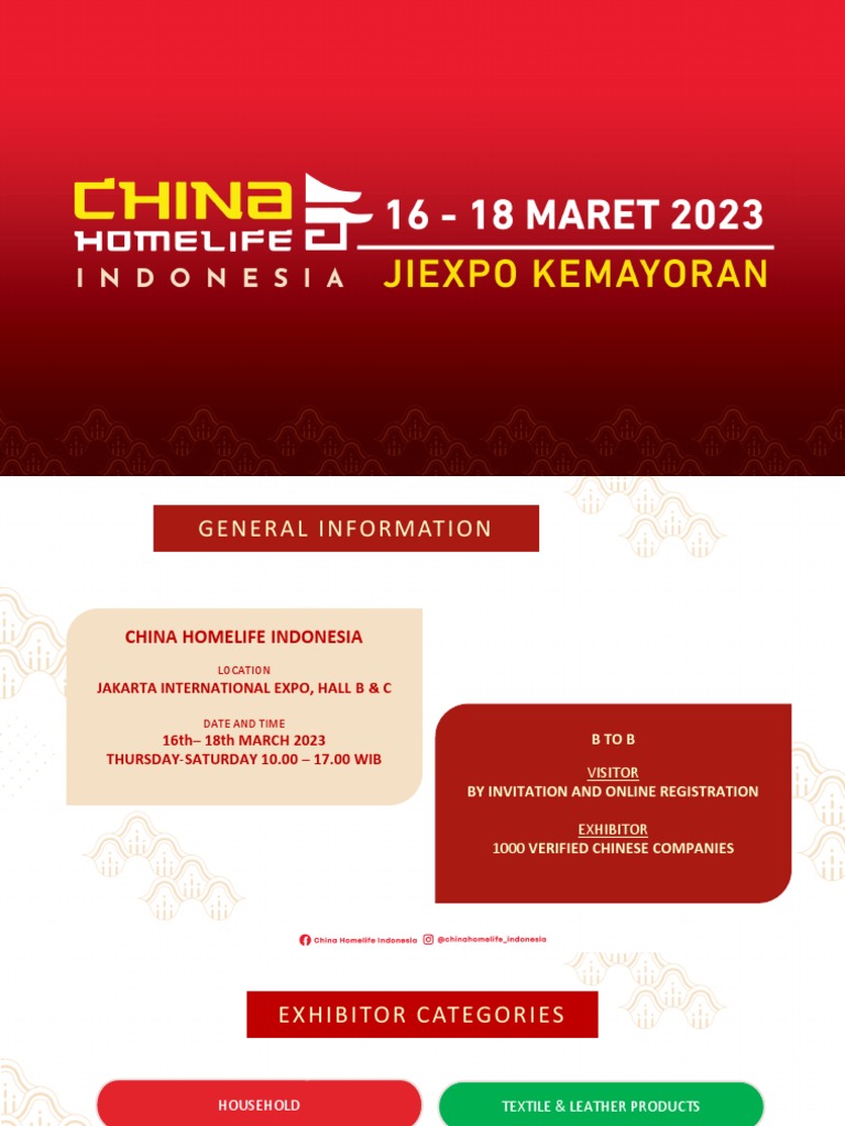 General Information China Homelife Indonesia Mar'23 | PDF