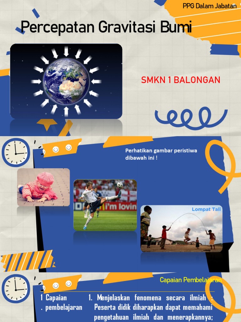 Percepatan Gravitasi Bumi | PDF