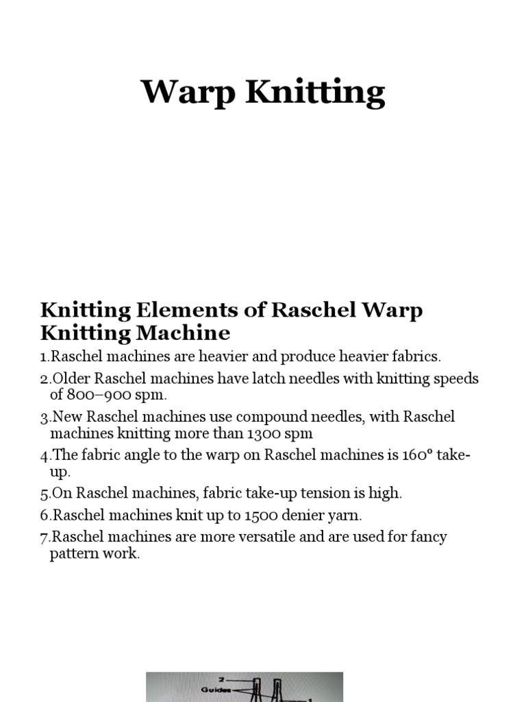 Warp Knitting | PDF