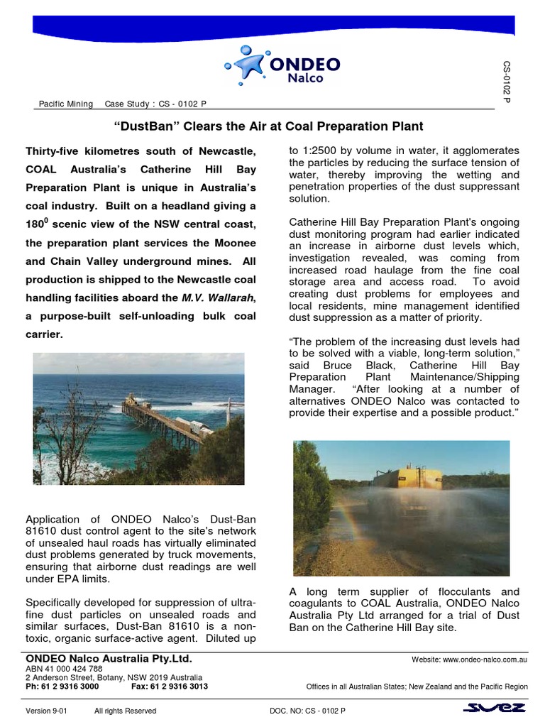 CS0102 P Dustban | PDF | Dust | Coal