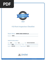 UBER Inspection Form PDF | PDF