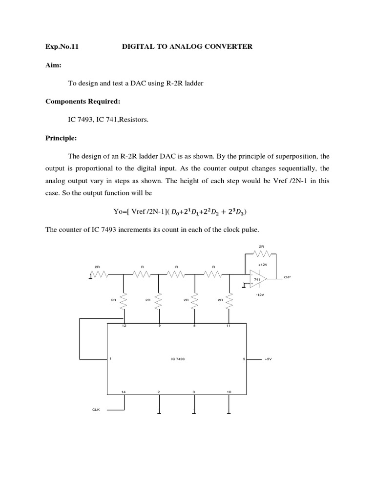 R-2R DAC Design and Testing | PDF