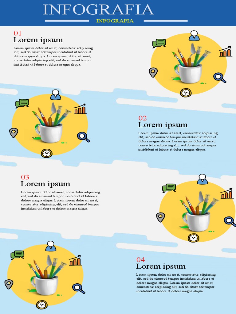 Lorem Ipsum: Infografia | PDF