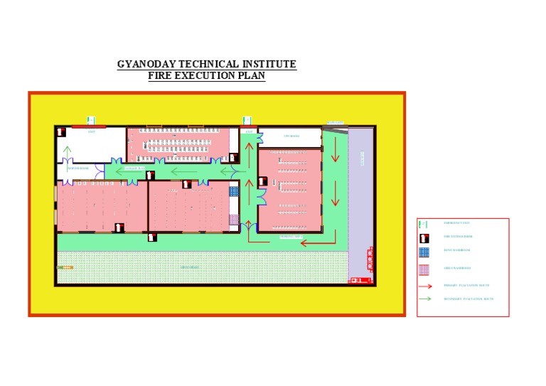 Fire Extinguisher Plan (ISO A3) | PDF