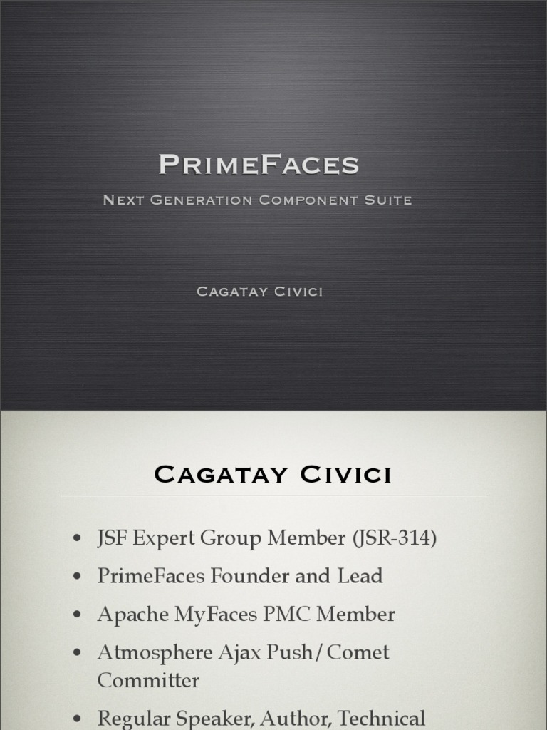 Primefaces Nextgen Lju | PDF | Java Server Faces | Web 2.0