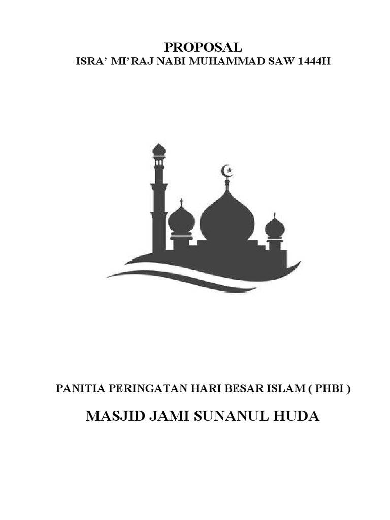 Isra Mi'raj 1444H di Masjid Sunanul Huda | PDF