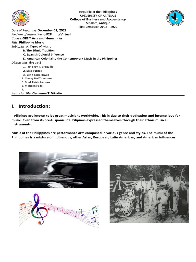 Gee7-Philippine Music | PDF | Rock Music | Contemporary R&B