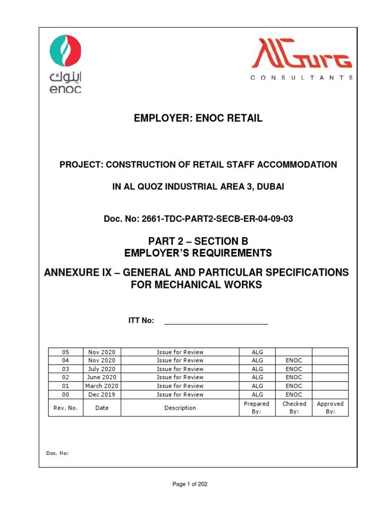 Annex Ix.3 - Mech'l Specs | PDF | Pipe (Fluid Conveyance) | Soldering