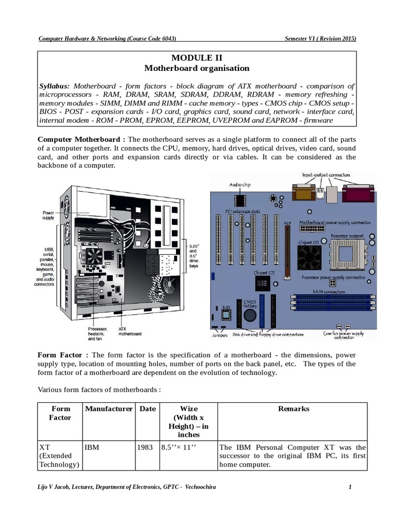 CHN Mod 2 | PDF | Random Access Memory | Dynamic Random Access Memory