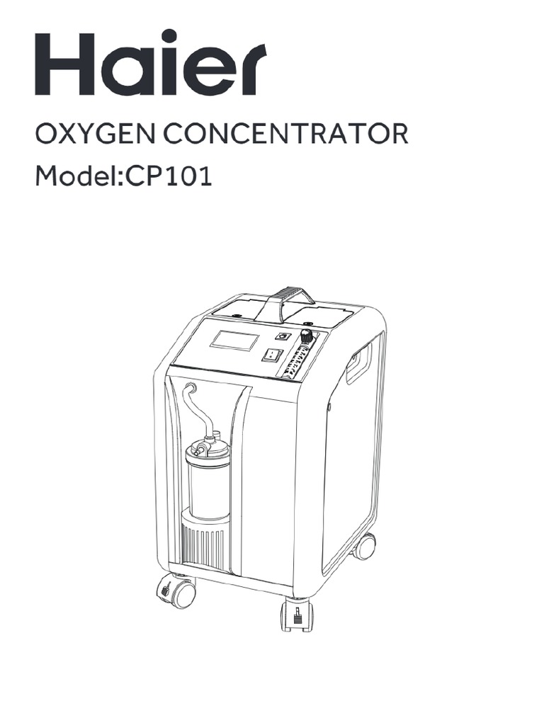 OXYGEN CONCENTRATOR Model - CP101 - PDF | PDF
