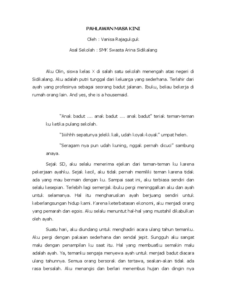 Pahlawan Masa Kini | PDF