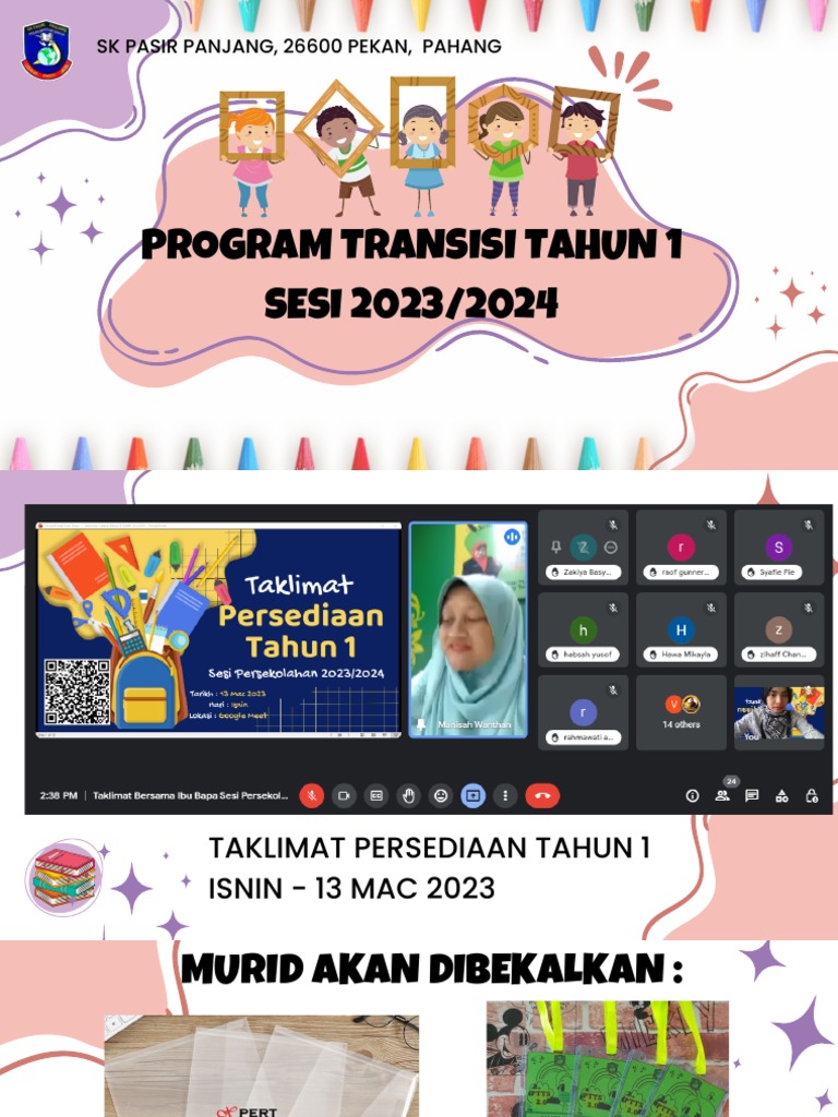 Transisi 20232024 (Penerangan Meeting) | PDF