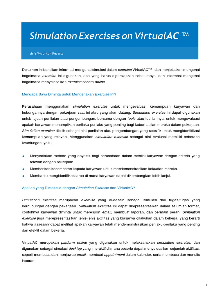 Panduan Pengerjaan Dokumen VAC | PDF