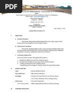 Detailed Lesson Plan Skeletal System | PDF | Bone | Anatomy