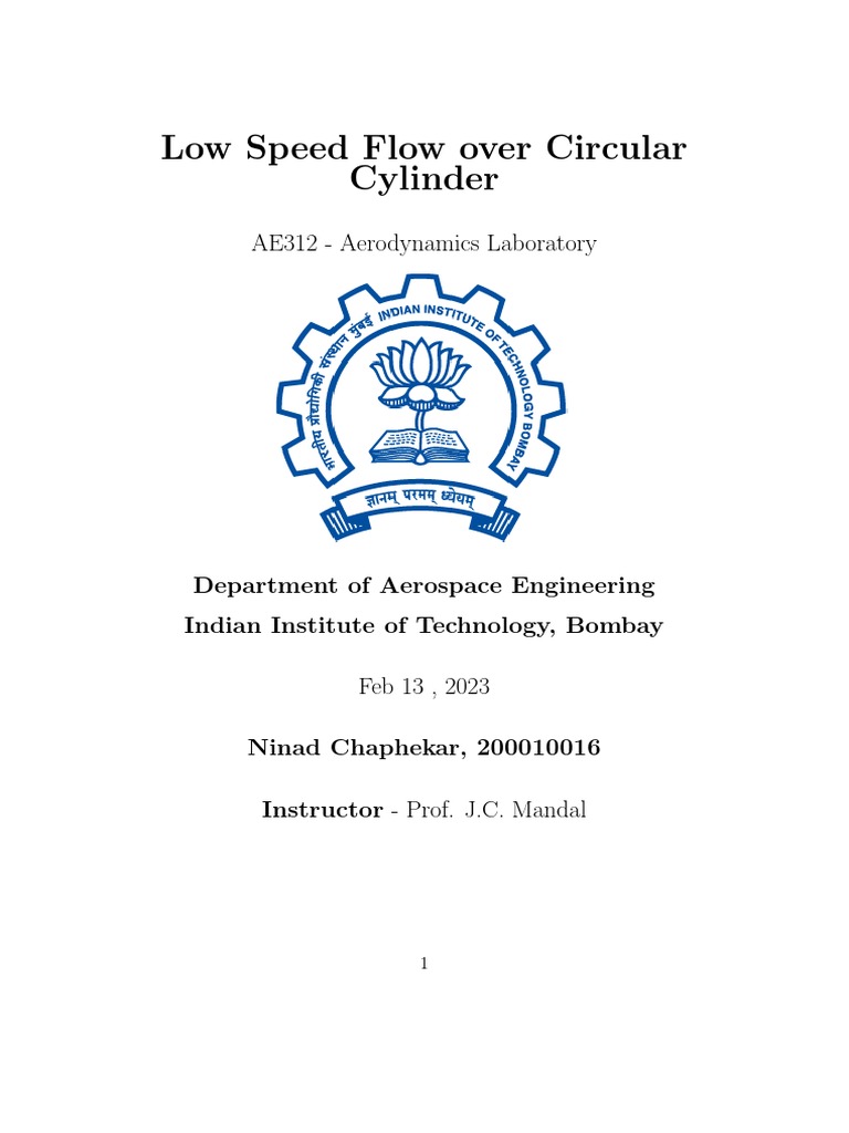 Cylinder | PDF | Boundary Layer | Fluid Dynamics