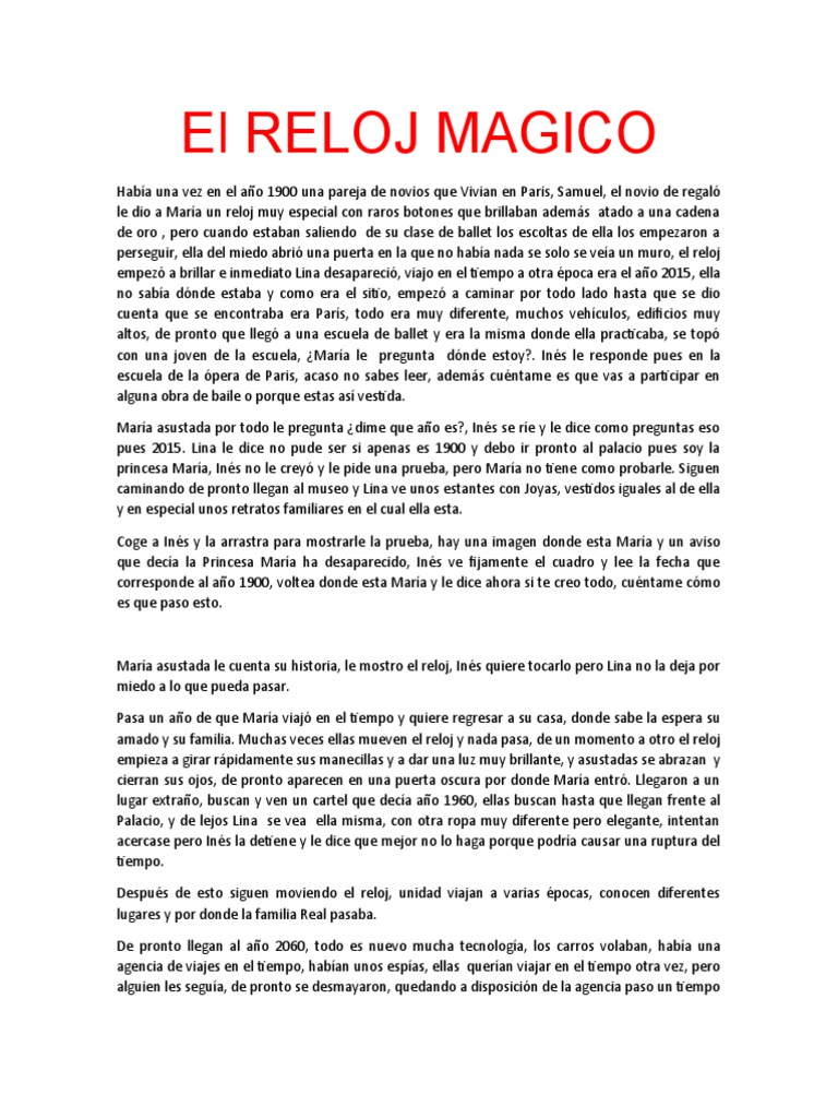 El Reloj Magico | PDF