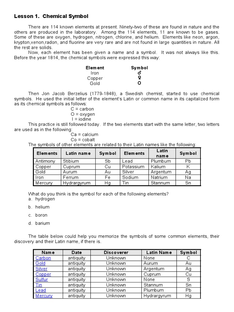 Hunting The Elements Worksheet - Admuscente