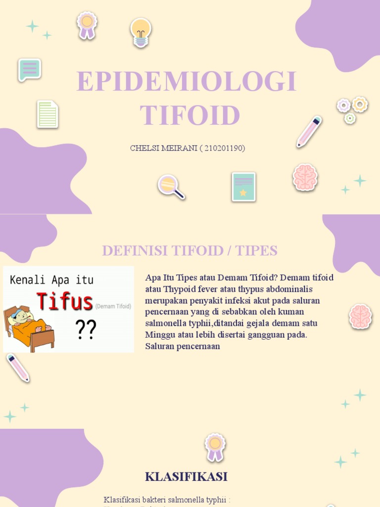PM Epidemiologi Tifoid | PDF | Pengembangan Diri