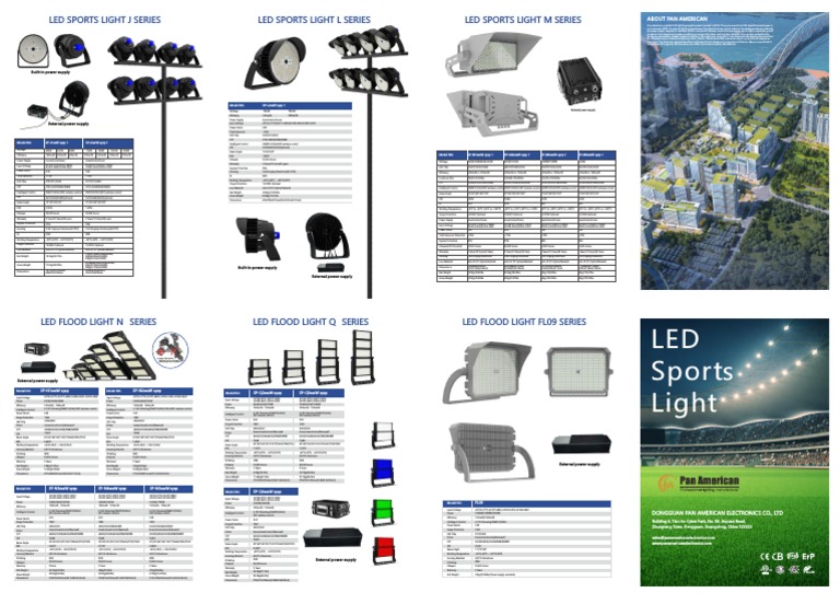 LED Lighting Specs for Professionals | PDF | Power Supply | Lighting