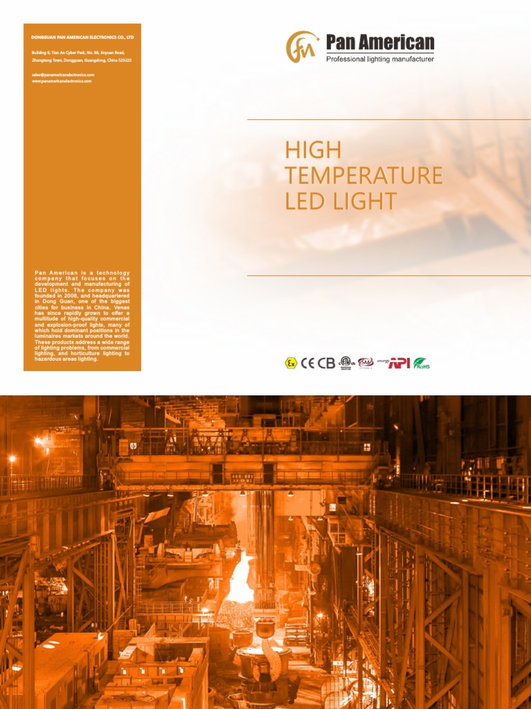 High Temperature LED Lighting Solutions | PDF | Metrology | Electricity