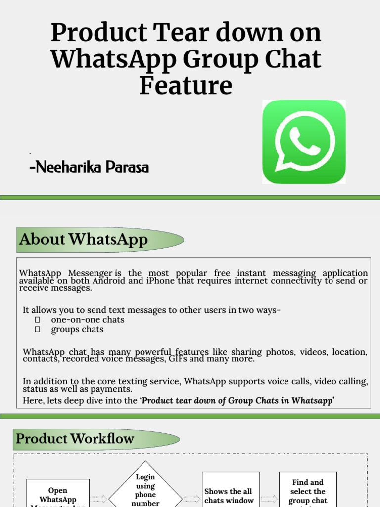 ProductHood - Whatsapp Group Chat Tear Down | PDF | Computing | Computer Science