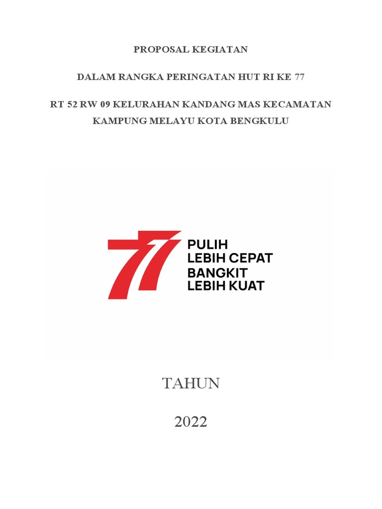 Proposal 17 Agustus | PDF