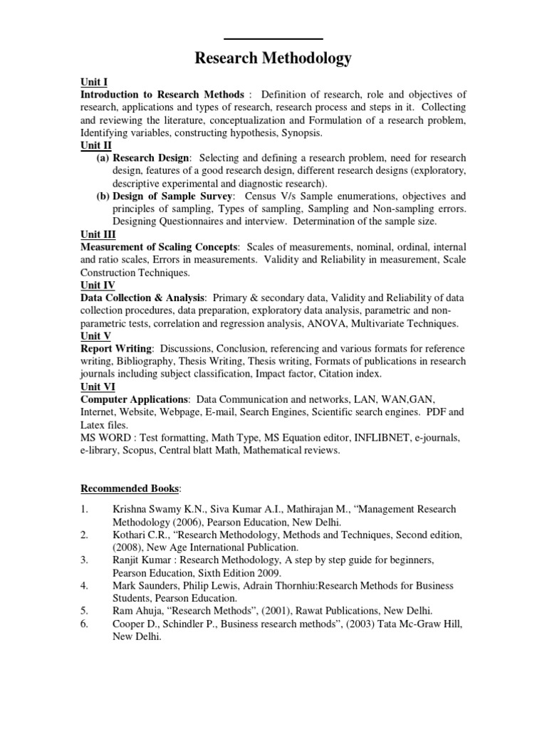 Research Methodology | PDF | Cost Of Living | Sampling (Statistics)