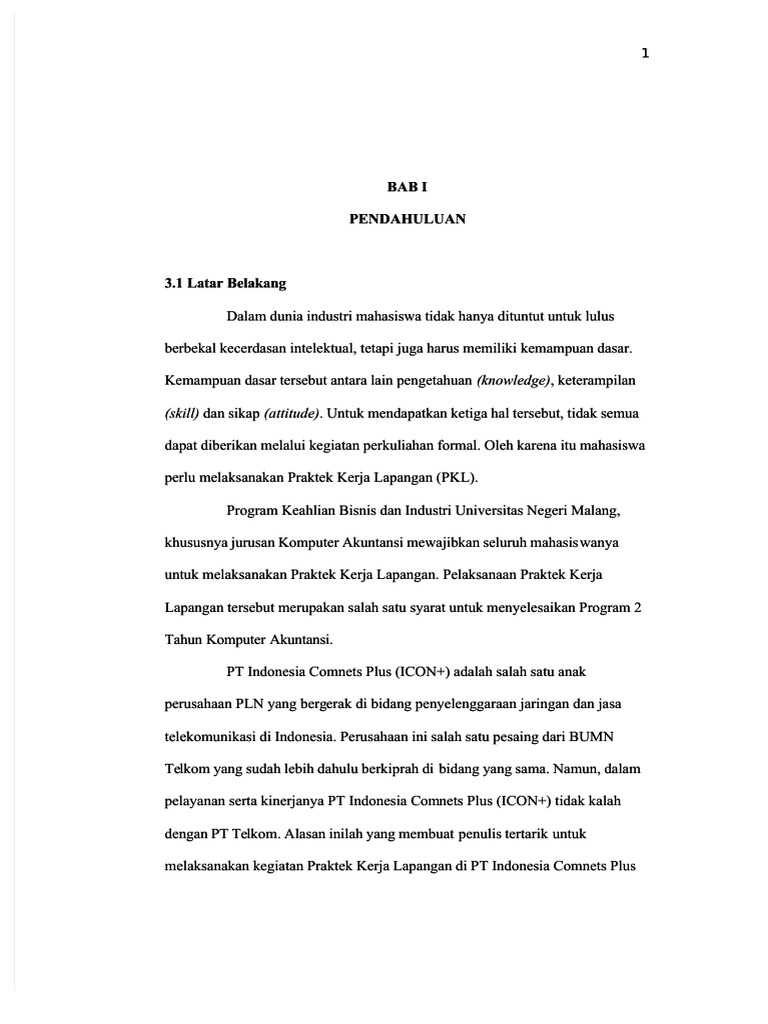 Contoh-Laporan-Pkl-Icon - Retail | PDF | Seni