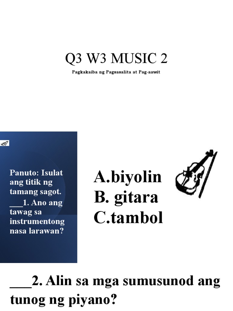 Q3 W3 Mapeh Day 1 5 | PDF