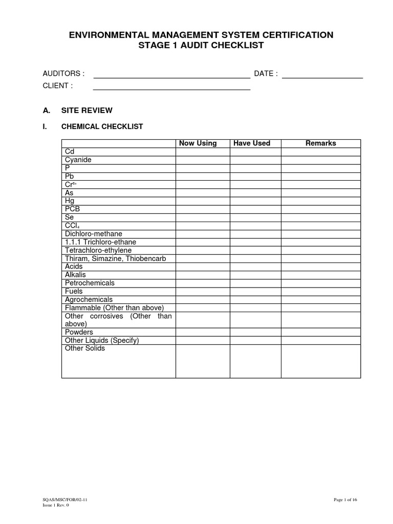 What Is Iso 14001 Audit